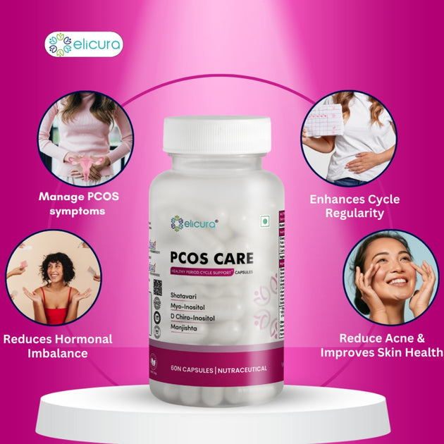 Elicura PCOS & PMS Care Bundle | Hormonal Balance & Menstrual Relief