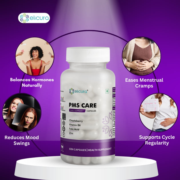 Elicura PCOS & PMS Care Bundle | Hormonal Balance & Menstrual Relief